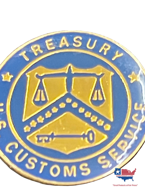 TREASURY U.S. CUSTOMS SERVICE LAPEL PIN