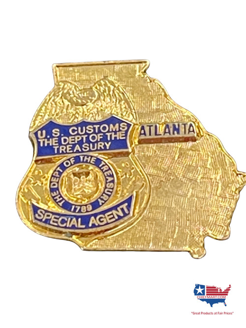 U.S. CUSTOMS ATLANTA LAPEL PIN