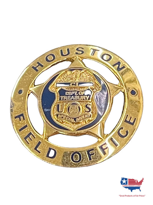 TREASURY SPECIAL AGENT HOUSTON LAPEL PIN