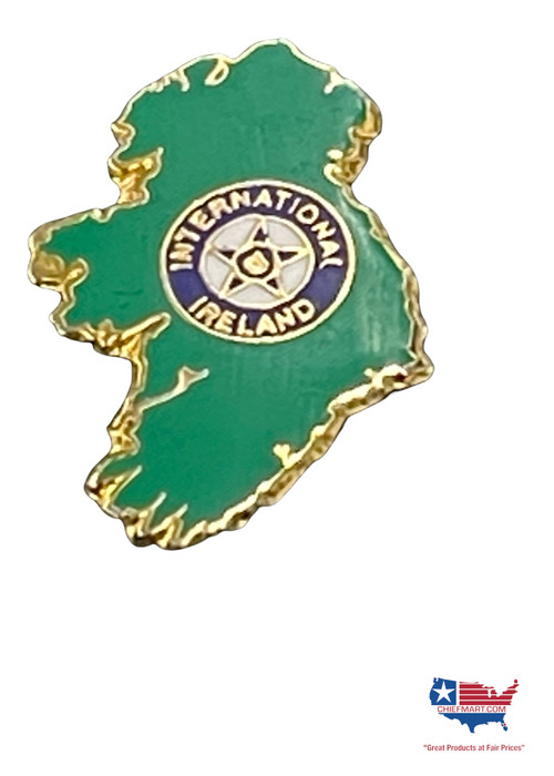 INTERNATIONAL IRELAND LAPEL PIN