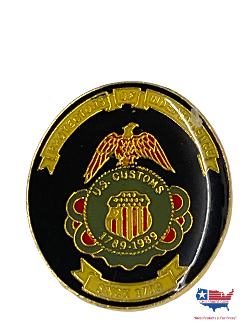 US CUSTOMS SEAL LAPEL PIN