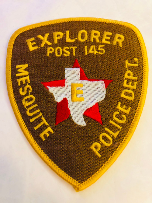 MESQUITE POLICE TEXAS EXPLORER POST PATCH