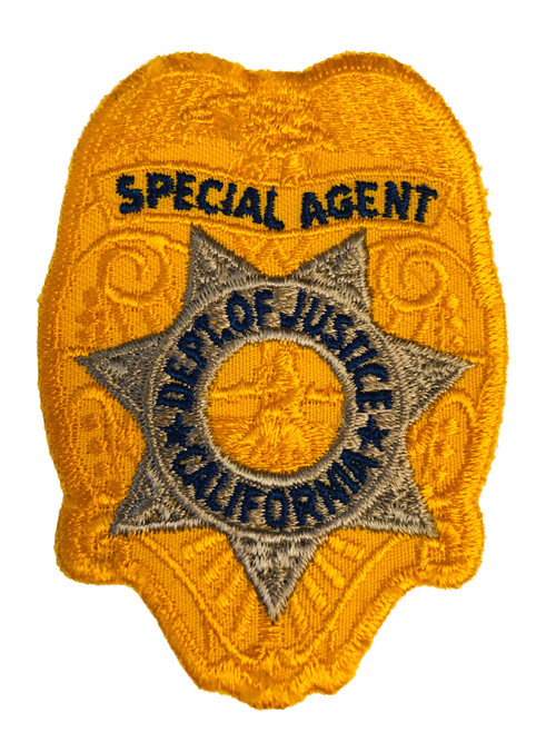 CALIFORNIA DOJ BADGE PATCH