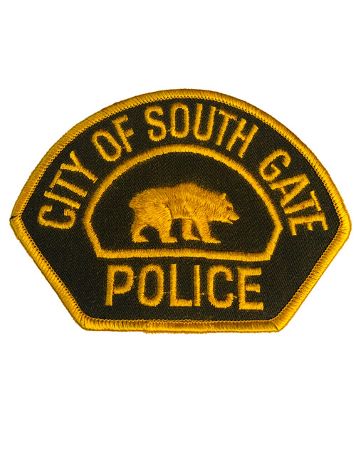 SOUTH GATE POLICE CA PATCH RIGHT