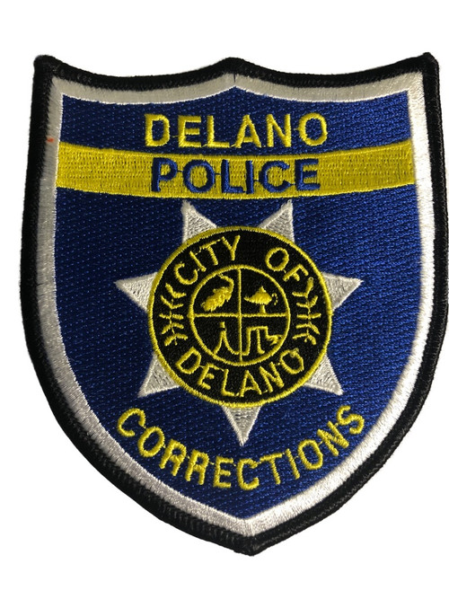 DELANO POLICE CORRECTIONS CA PATCH BLUE
