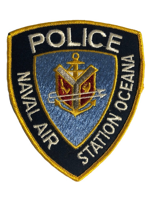 NAVAL AIR STATION OCEANA CA POLICE PATCH