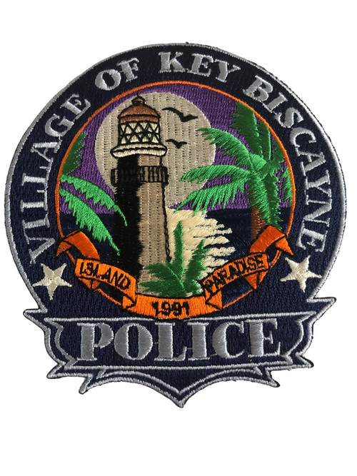KEY BISCAYNE FL POLICE PATCH