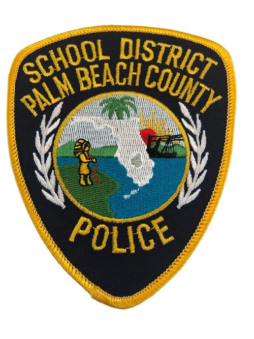 PALM BEACH CTY FL SCHOOL POLICE PATCH