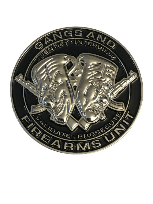 GANGS & FIREARMS UNIT COIN