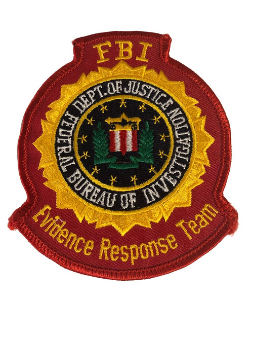 FBI EVIDENCE RESPONSE TEAM POLICE PATCH