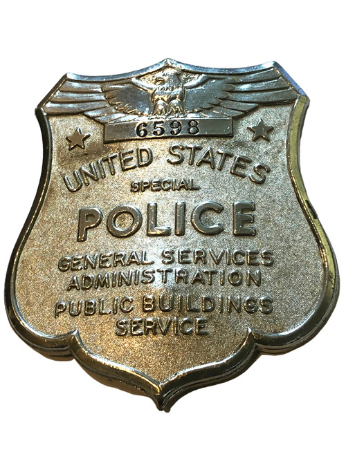 GSA US SPECIAL POLICE PUBLIC BUILDINGS SERVICE BADGE RARE