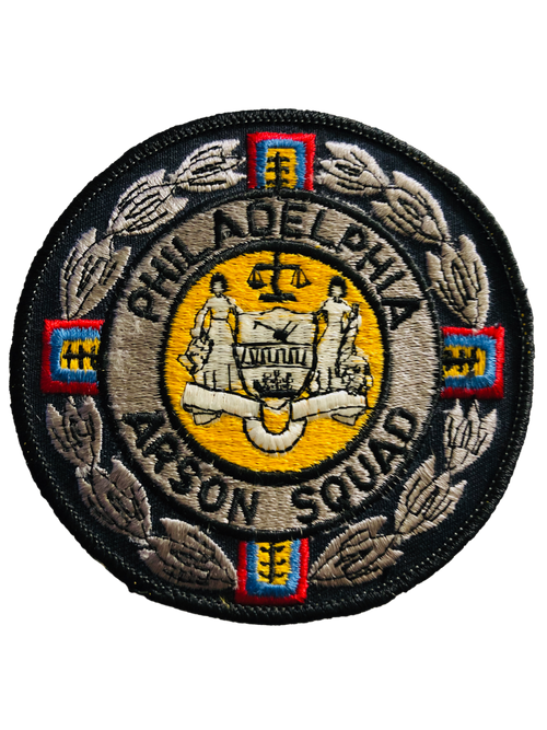 PHILADELPHIA POLICE ARSON SQUAD UNIT PATCH VERY RARE