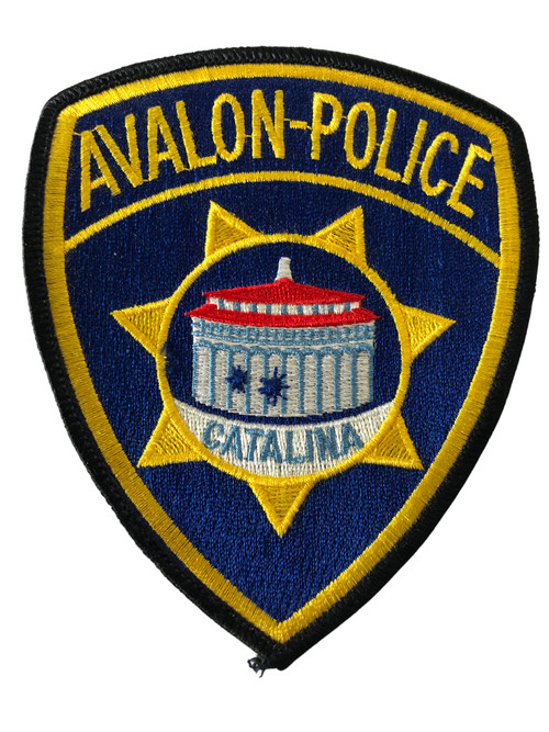 AVALON POLICE CA PATCH