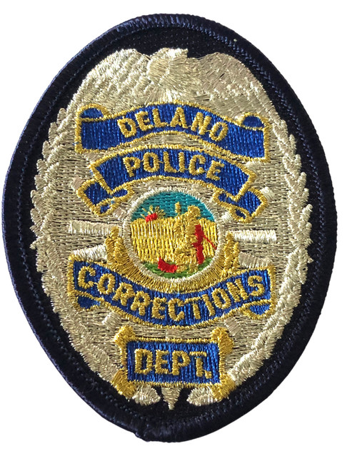 DELANO CORRECTIONS BADGE POLICE CA PATCH