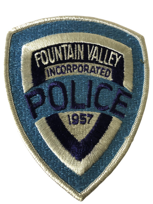 FOUNTAIN VALLEY POLICE CA PATCH