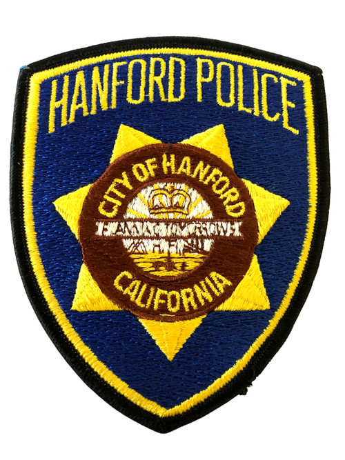 HANFORD POLICE CA PATCH