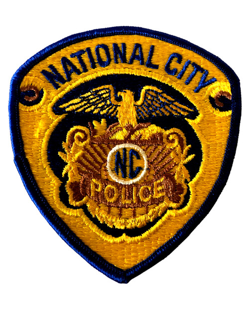 NATIONAL CITY POLICE CA PATCH