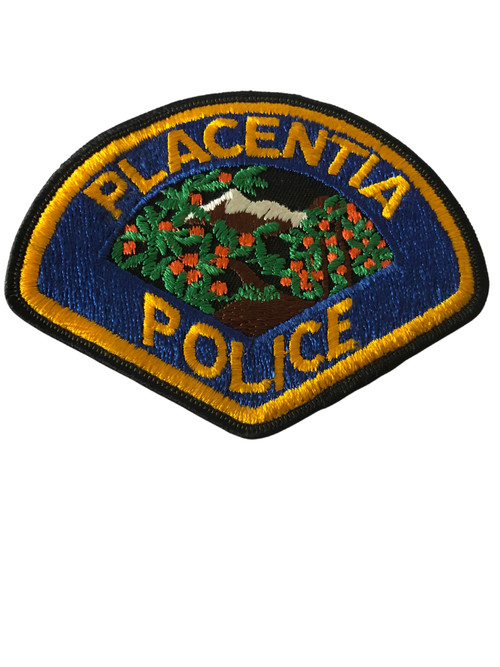 PLACENTIA POLICE CA PATCH