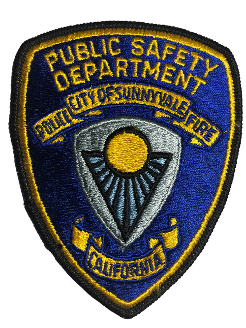 SUNNYVALE DEPT. OF PUBLIC SAFETY POLICE CA PATCH