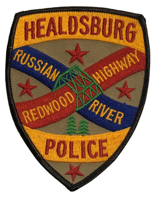 HEALDSBURG POLICE CA PATCH