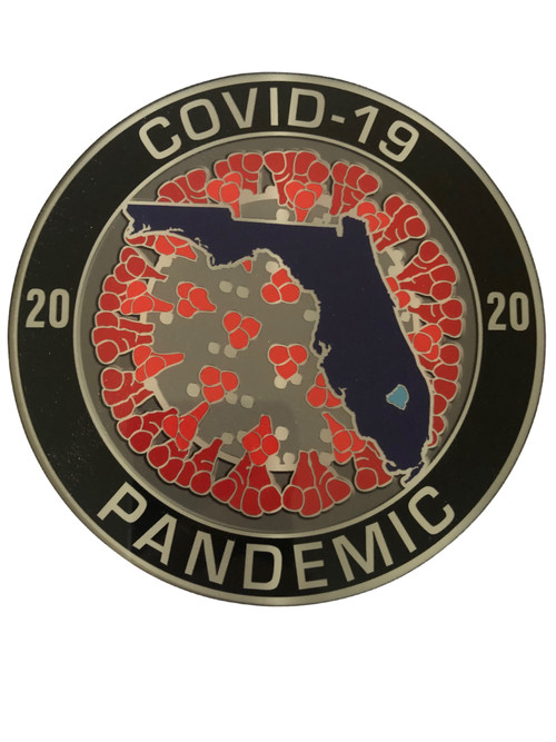 COVID-19 PLAQUE SILVER