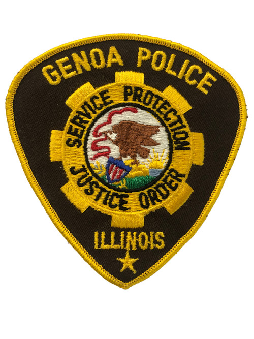 GENOA POLICE IL PATCH