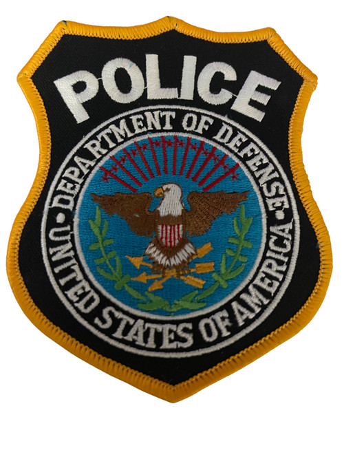 DEPT.OF DEFENSE POLICE PATCH #1 RARE LAST ONE