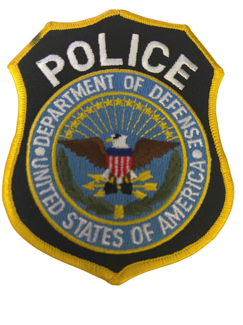 DEPT.OF DEFENSE POLICE PATCH #2 RARE LAST ONE