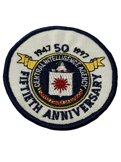 CIA 5OTH ANNIVERSARY PATCH FREE SHIPPING!