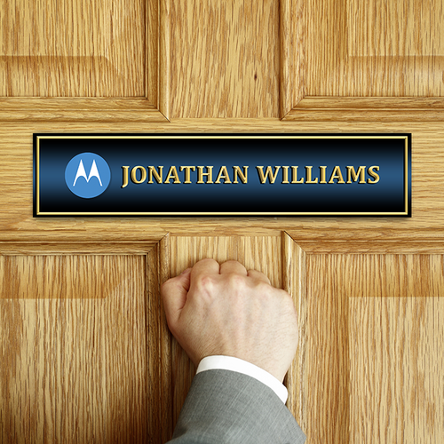 Motorola Door Name Plate Chiefmart Copbay Copsarecool