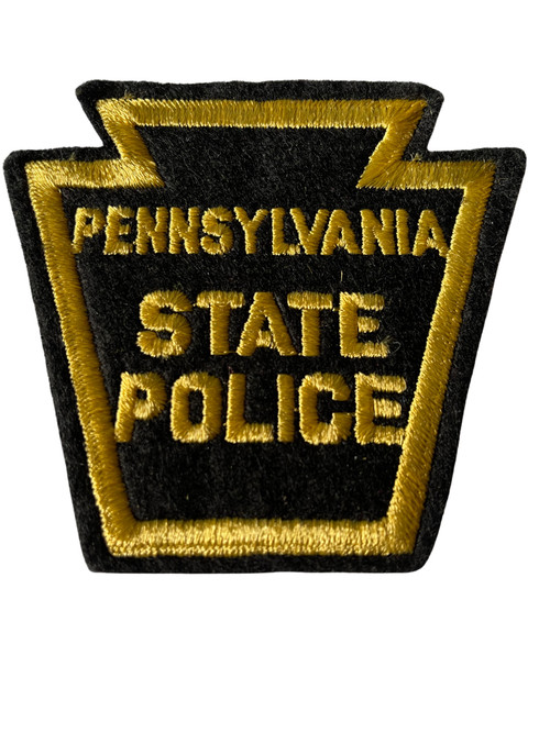 PENNSYVANIA STATE POLICE BLACK BORDER PATCH