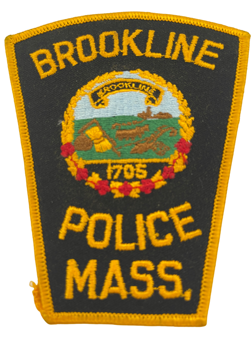 BROOKLINE MA POLICE PATCH