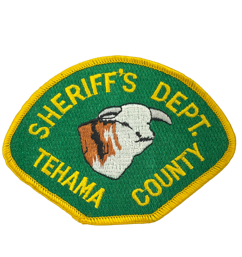 TEHAMA COUNTY SHERIFF CA PATCH