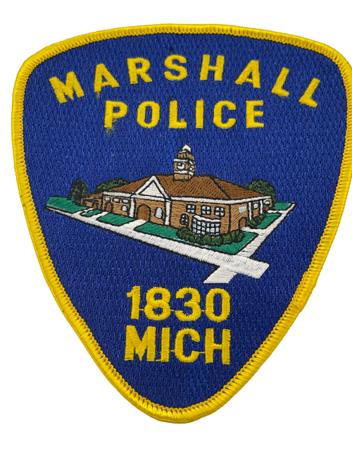 MARSHALL POLICE MI PATCH