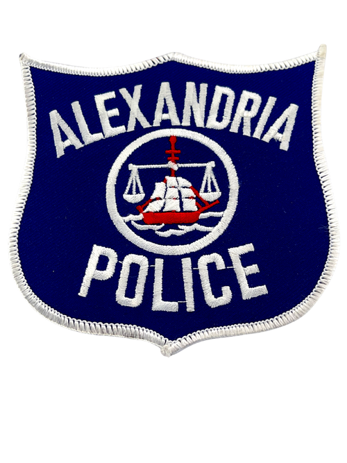 ALEXANDRIA POLICE VA PATCH WHITE
