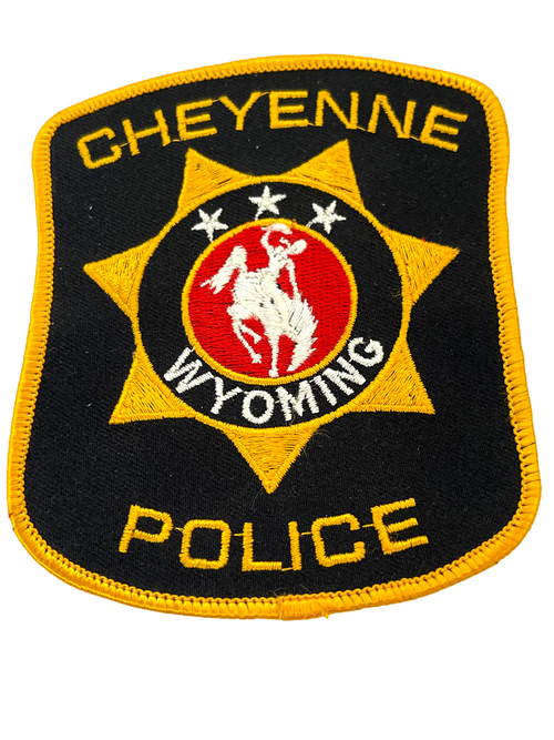 CHEYENNE POLICE WY PATCH