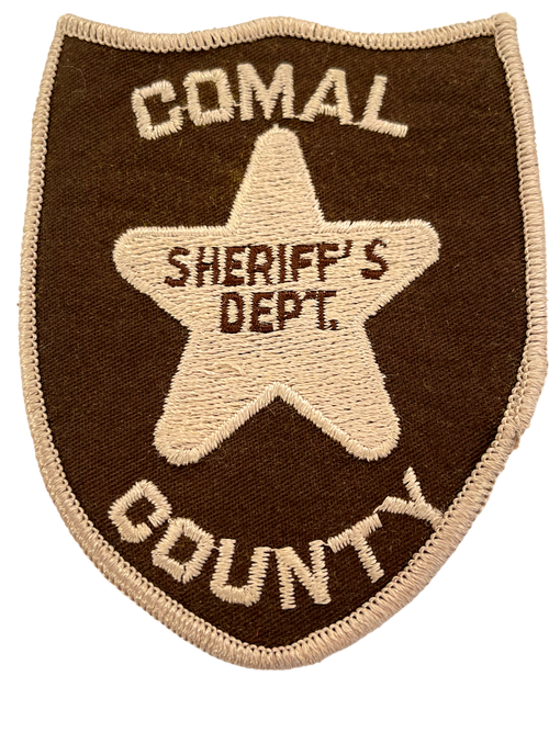 COMAL COUNTY SHERIFF TX PATCH