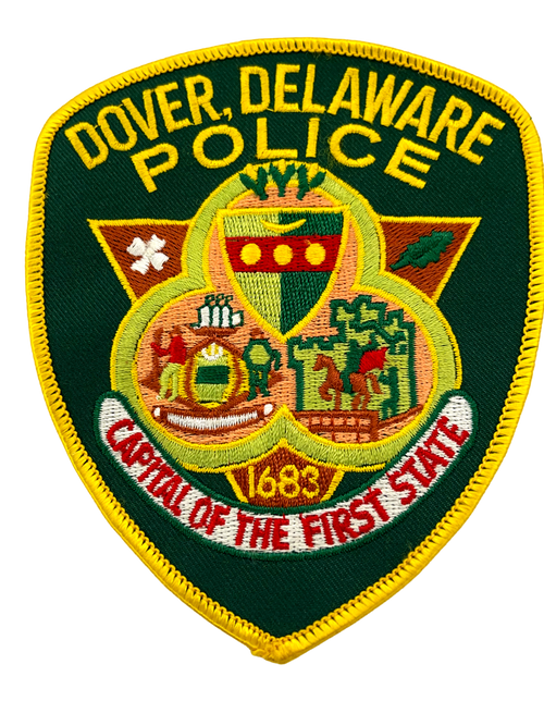 DOVER DE POLICE PATCH