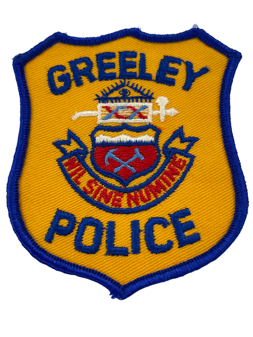 GREELEY POLICE CO PATCH