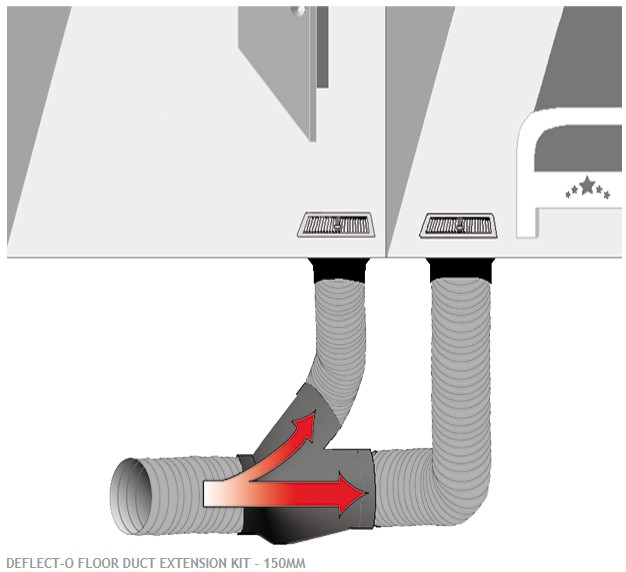 Floor Duct Extension Kit | FDK150