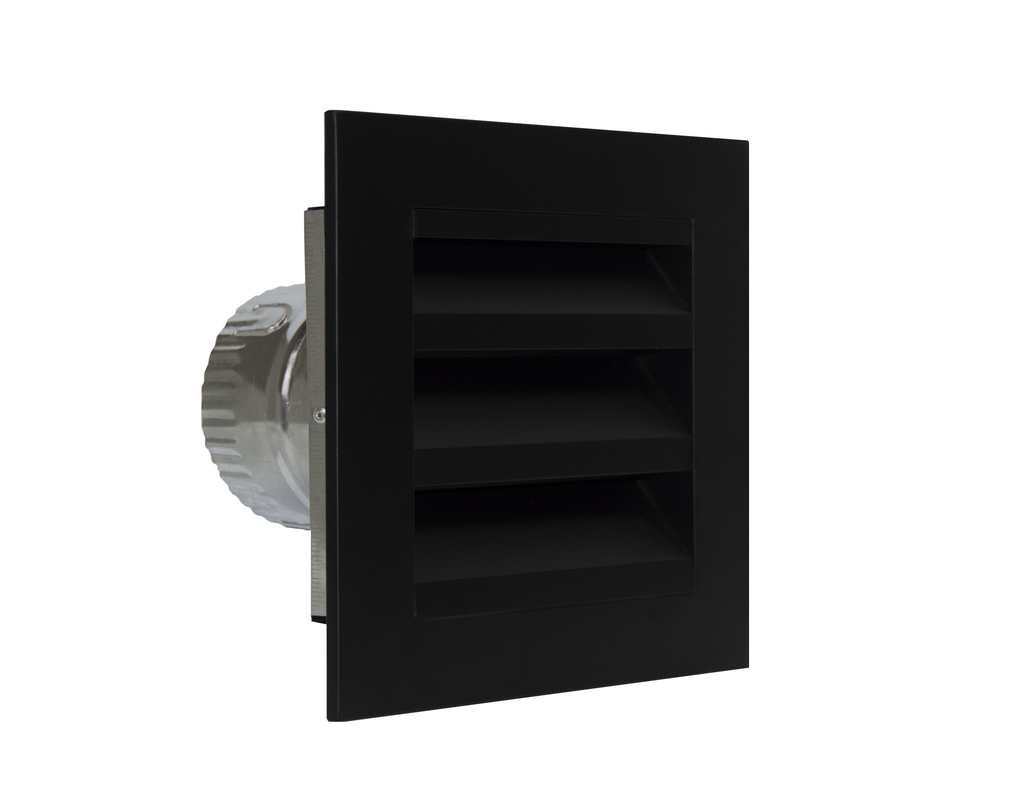 Deflecto Weatherproof Louvre Vent | Black | 100mm | AAV100B ...