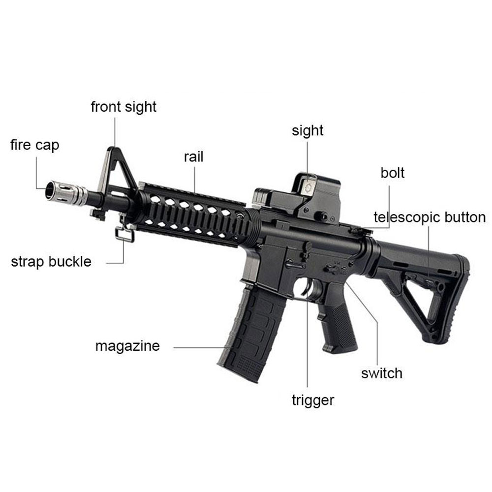 M4A1 V8 Gel Blaster Kit - Nylon Version | Outdoors Warehouse