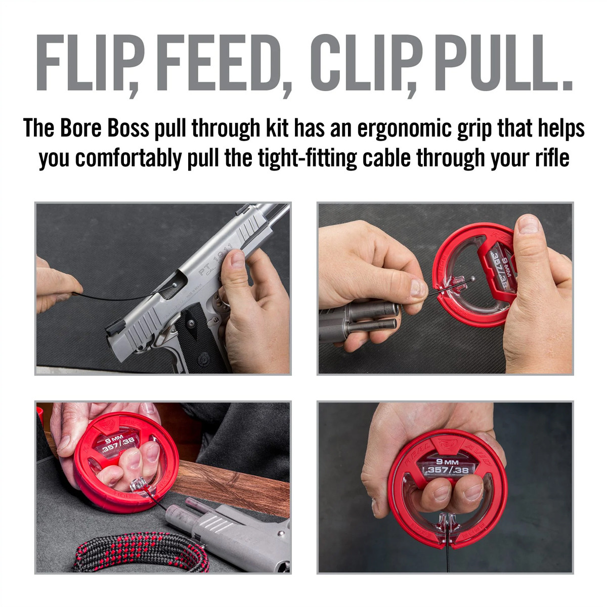 Bore Boss Pull Through Bore Cleaner | Outdoors Warehouse