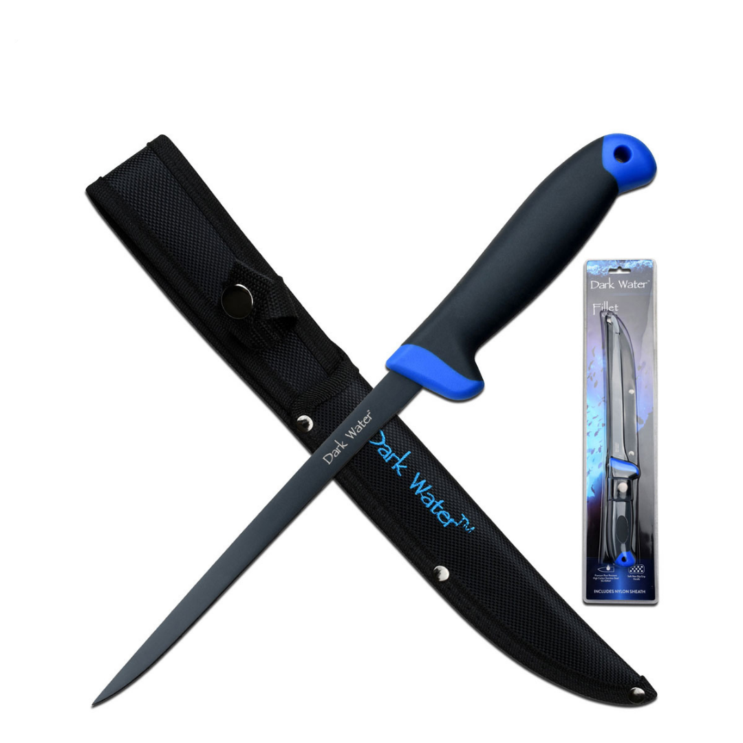 Dark Water Rubber Handle Fillet knife | Outdoors Warehouse