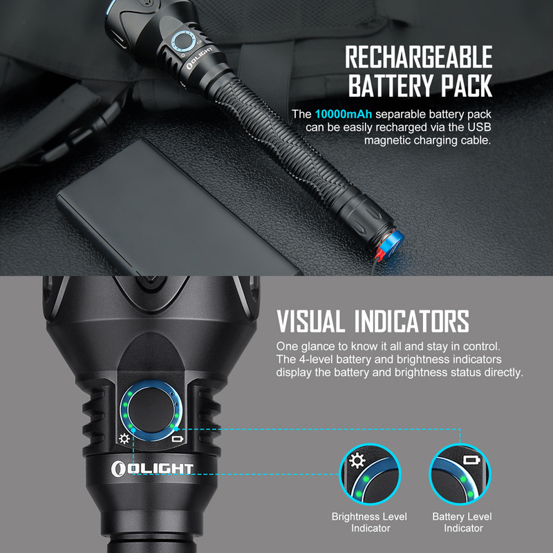 Olight Javelot Pro 2 Rechargeable Torch - 2500Lm | Outdoors Warehouse