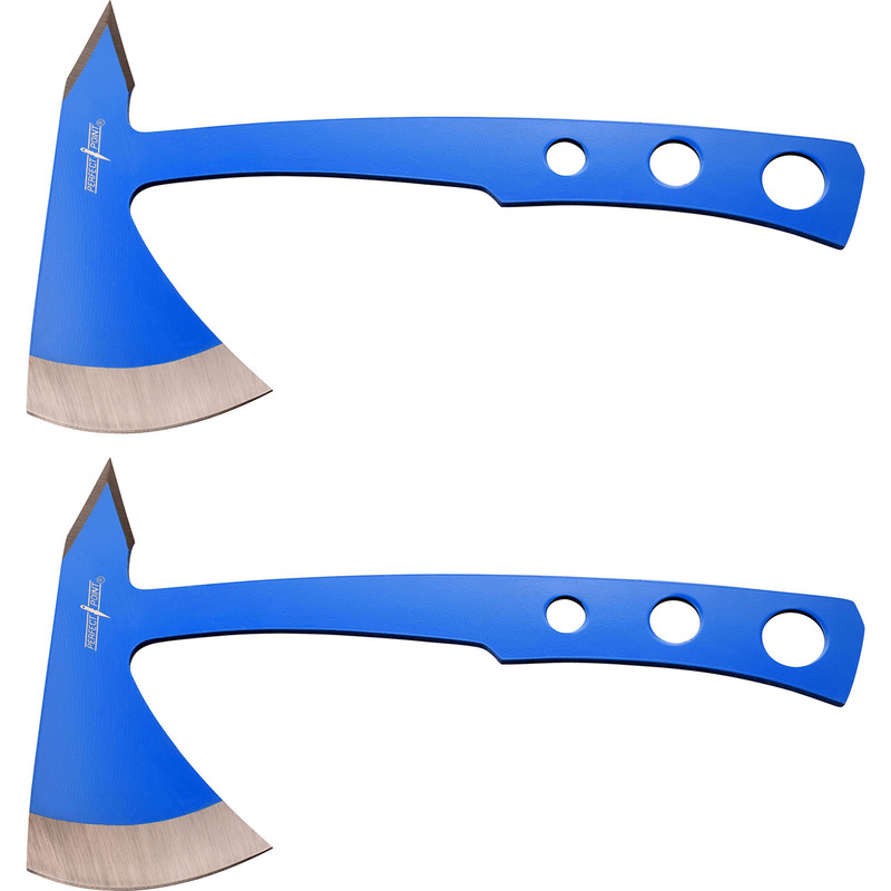Perfect Point Blue Throwing Axes 2 Pack | Outdoors Warehouse