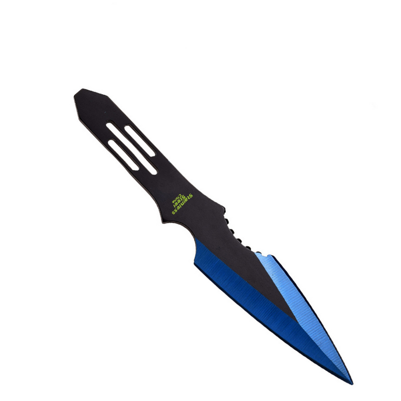 Perfect Point Blue Throwing Knives 3 Pack | Outdoors Warehouse