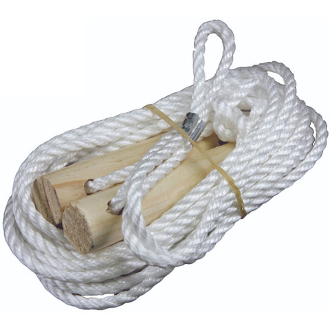 Double Guy Rope Kit with Wooden Slides | Outdoors Warehouse