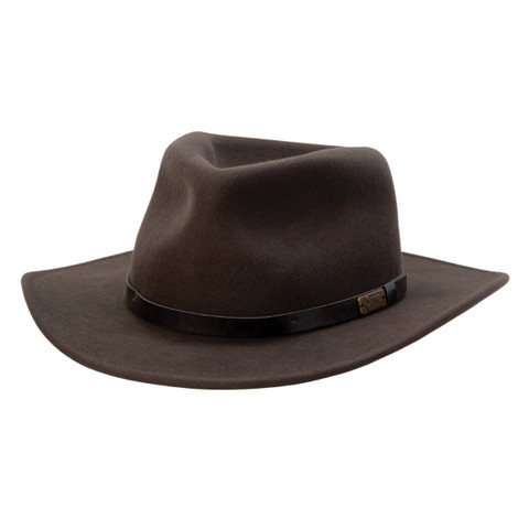 Burke & Wills Oak Brown Outback Hat | Outdoors Warehouse