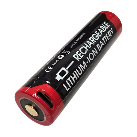 18650 USB-C Rechargeable Torch Battery 3400mah | Outdoors Warehouse